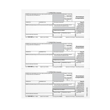 TOPS TOP38538, 3-Part Carbonless Credit Card Sales Slip Forms, 100 ...