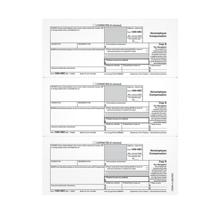 TOPS 2023 1099-NEC Tax Form 1-Part Copy A 50/Pack (LNECFED16) - Walmart.com