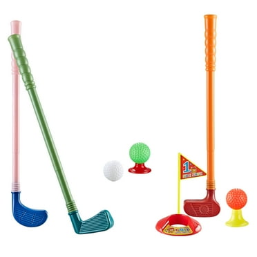 Franklin Sports Kids Plastic Golf Set - Adjustable Youth Clubs - Red ...