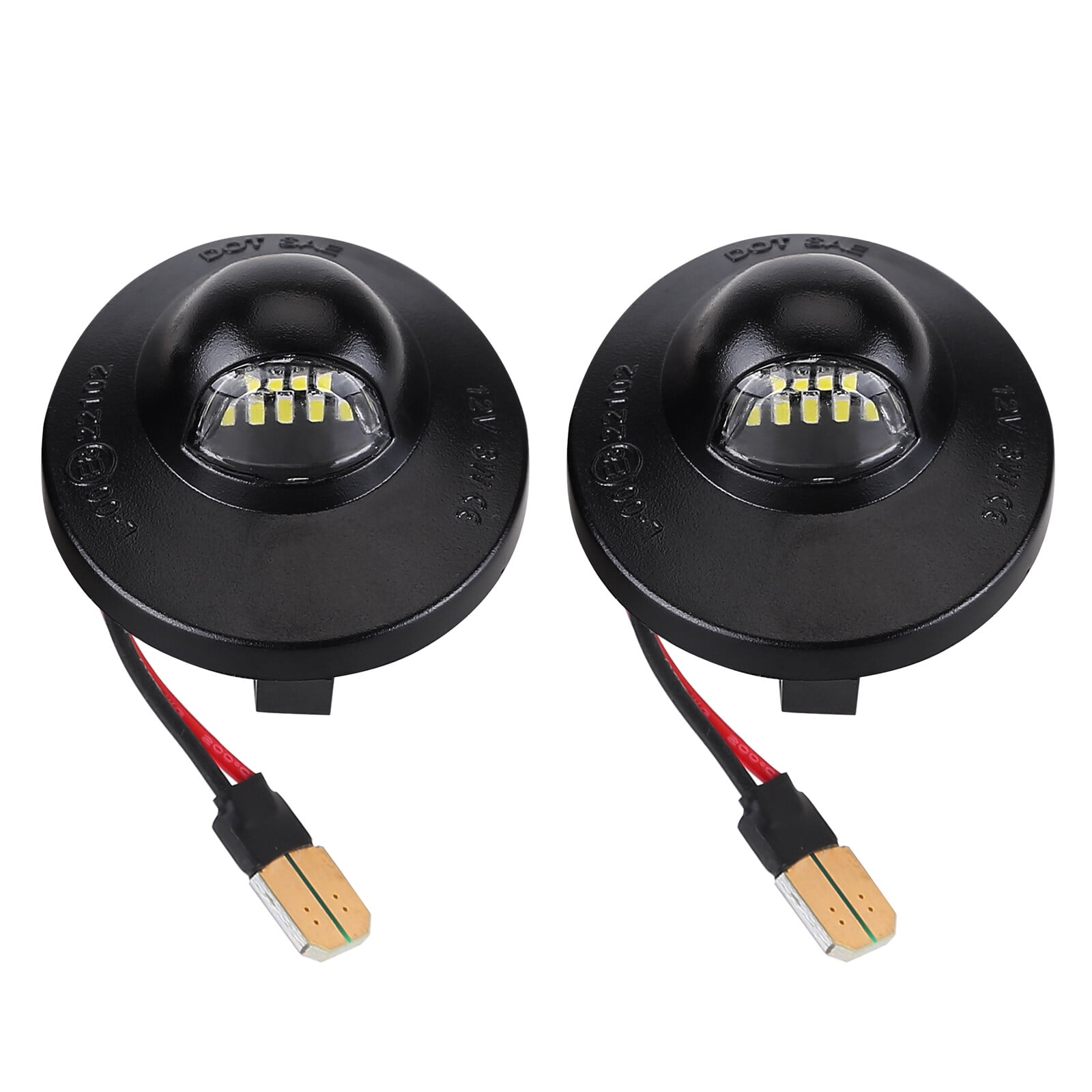 2pcs LED License Plate Light Car Modification Parts Tag Light ...