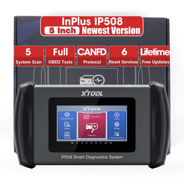 XTOOL InPlus IP508 Automotive Diagnostic Scan tool, 5-System OBD2 Auto ...