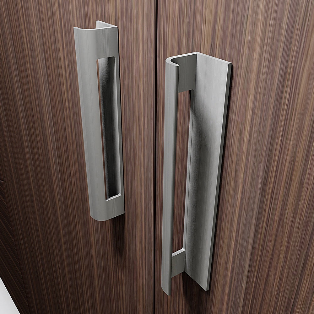 HRX Glass PH03- Clear polished- Self-Stick Pull Handles for Kitchen ...