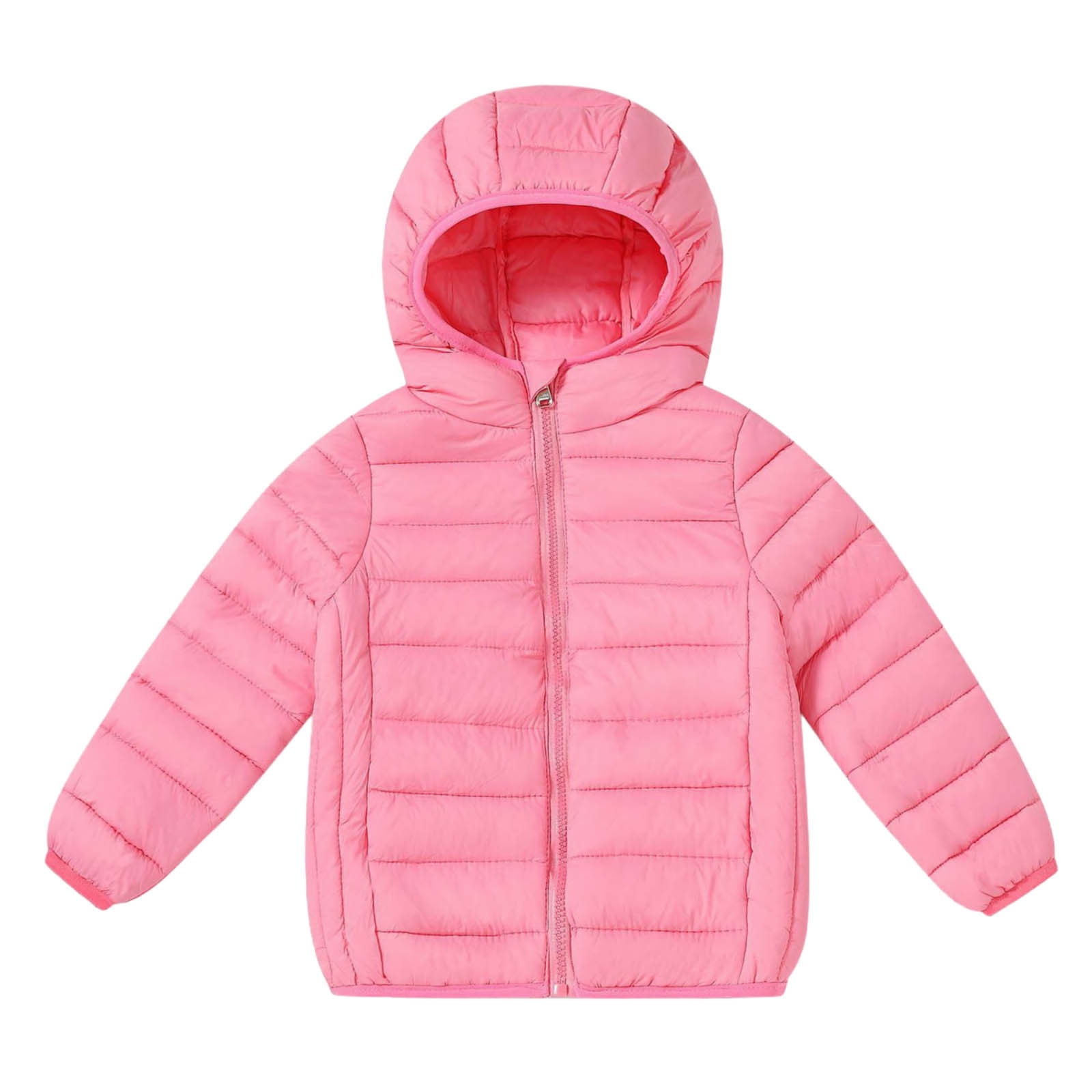 Click here for Yanlir Kids Solid Color Hooded Puffer Jacket With... prices