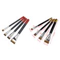 Artist Grade 4 Brushes Pack Painting Tools With Flexible Short Nylon ...