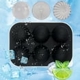 HBBKVI Silicone Ice Cube Mold with Spherical and Angular 2 Inch Ice ...