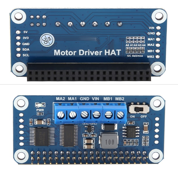 Domqga Stable Motor Driver, 2-Way DC Motor Driver, DIY Smart Car For ...