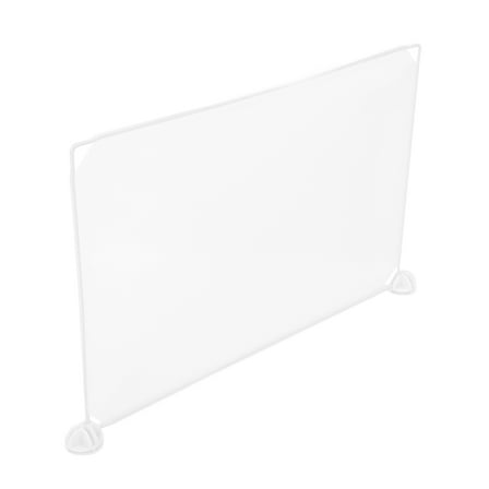 Global Industrial™ Ceiling Mounted Personal Safety Partition, 4'W x 7'H ...