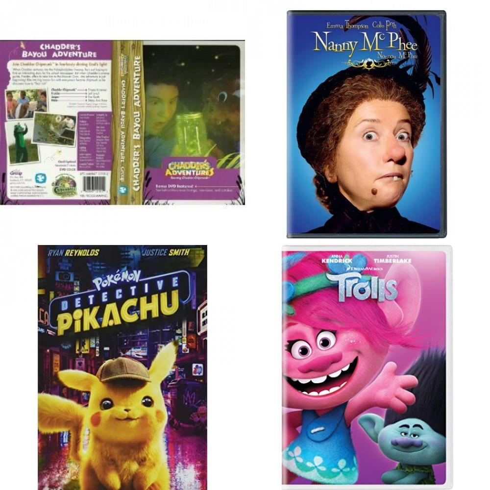 Children's 4 Pack DVD Bundle: Chadder's bayou adventure, Nanny McPhee ...