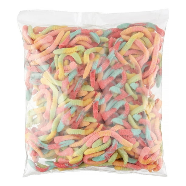 Ferrara Bulk Sour Wow Worms, Assorted Flavors, 5 Lb - Walmart.com