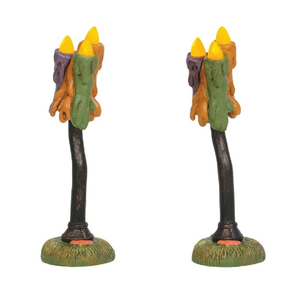 Department 56 Halloween Village Wicked Wax Lamps Accessory Figurine ...