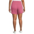 Terra & Sky Women’s Plus Size Terry Cloth Shorts, 5” Inseam, 2-Pack ...