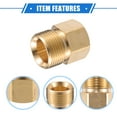 Unique Bargains Pressure Washer Connector Fitting M18x1.5 to 15mm M22x1.5 Male and Female ...