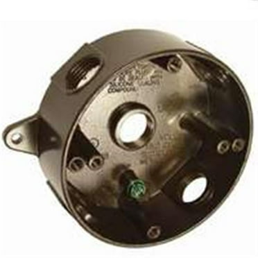 Bell 5320-5 Outlet Box, Aluminum, 1 Gang, Gray - Walmart.com