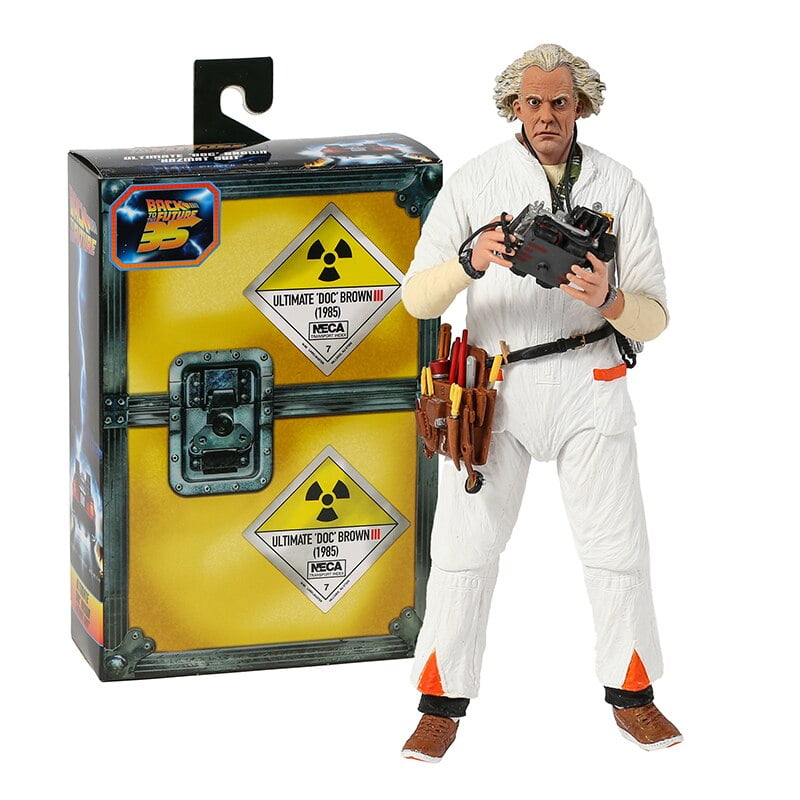 NECA Regreso al futuro Figura de acción Marty McFly Dr. Brown Biff Tannen Modelo de juguete ...