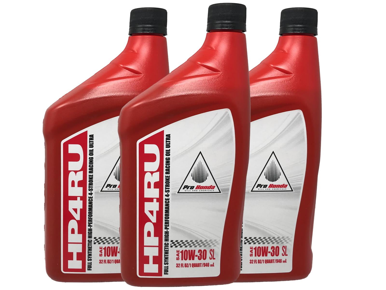 Honda 08C35-HP4-1030RU OEM Full Synthetic HP4RU 10W-30 Racing Oil 3 ...