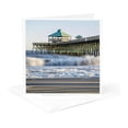 3drose, Usa, South Carolina. Folly Beach, Surf at the Pier on the Beach ...