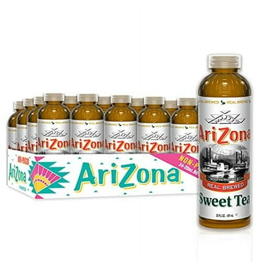 AriZona Real Brewed Southern Style Sweet Iced Tea, 128 fl oz - Walmart.com