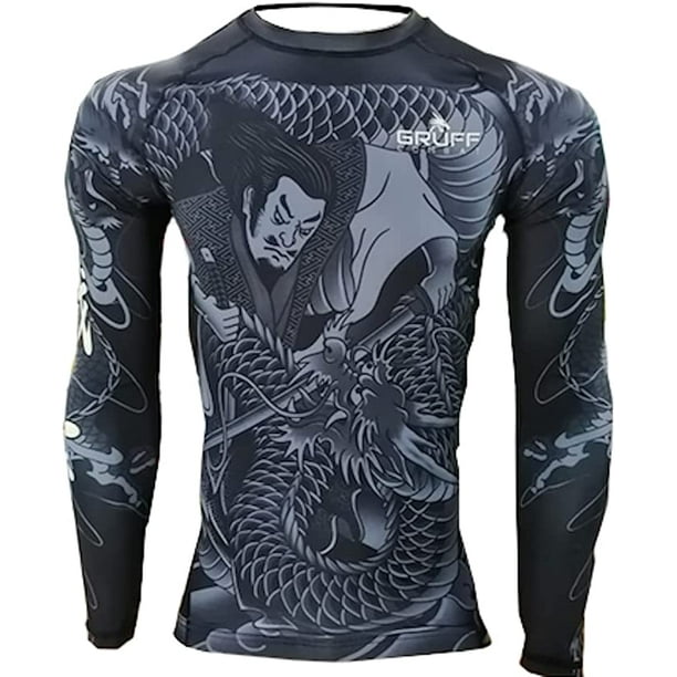 Gruff Combat Rash Guards Grappling MMA UFC Fighting Style Shirt, Fight ...