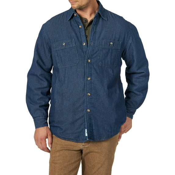 Wrangler Men's Sherpa Lined Jacket - Walmart.com