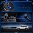 NANMELX Fast Speed Car Charging Adapter with 2xUSB C and 1xUSB A 100W ...