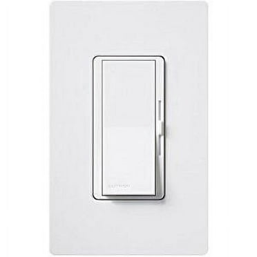 Lutron DVCL-153P-WH-3 White Diva CFL, LED, Halogen, And Incandescent ...