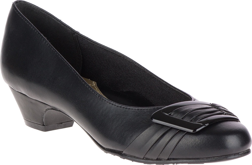 Women's Soft Style Pleats Be With You Pump Black Synthetic 6.5 W ...