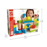 Hape Maple Wood Kids Building & Stacking Blocks, 50 Pieces - Walmart.com