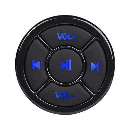 FlyFlise Bouton Multimédia Sans Fil BT5.0 Mini Télécommande Volant de Voiture Télécommande ...
