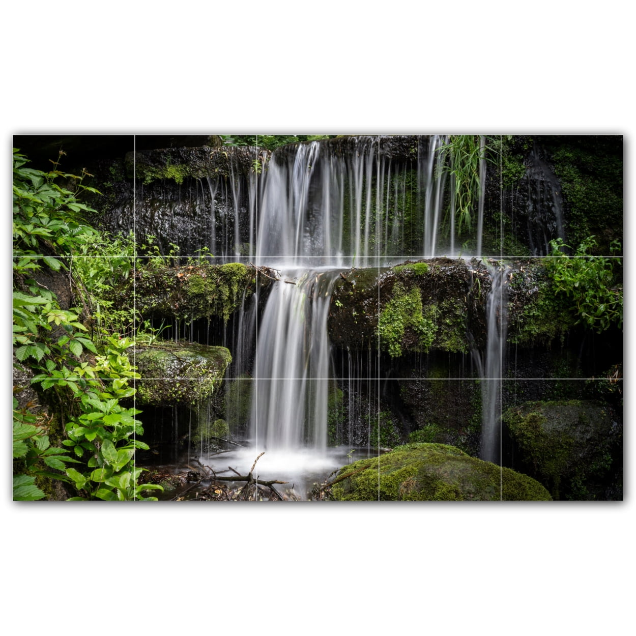 Picture-Tiles.com: Waterfalls Ceramic Tile Wall Mural WAL501090-53M. 30 ...