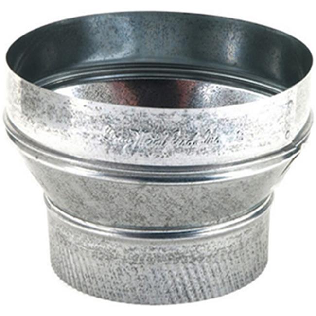 Gray Metal 4X3-311 3 x 4 in. Galvanized Stove Pipe Reducer - Walmart.com