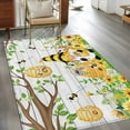Area Rugs for Living Room 4x6 Ft, Yellow Daisy Gnomes Non Slip Area ...
