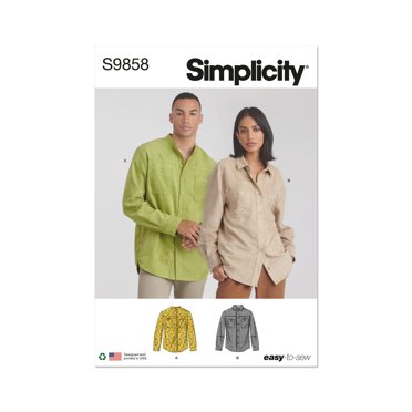 Simplicity Sewing Pattern 9835 - Misses' Dress and Pinafore Apron In ...