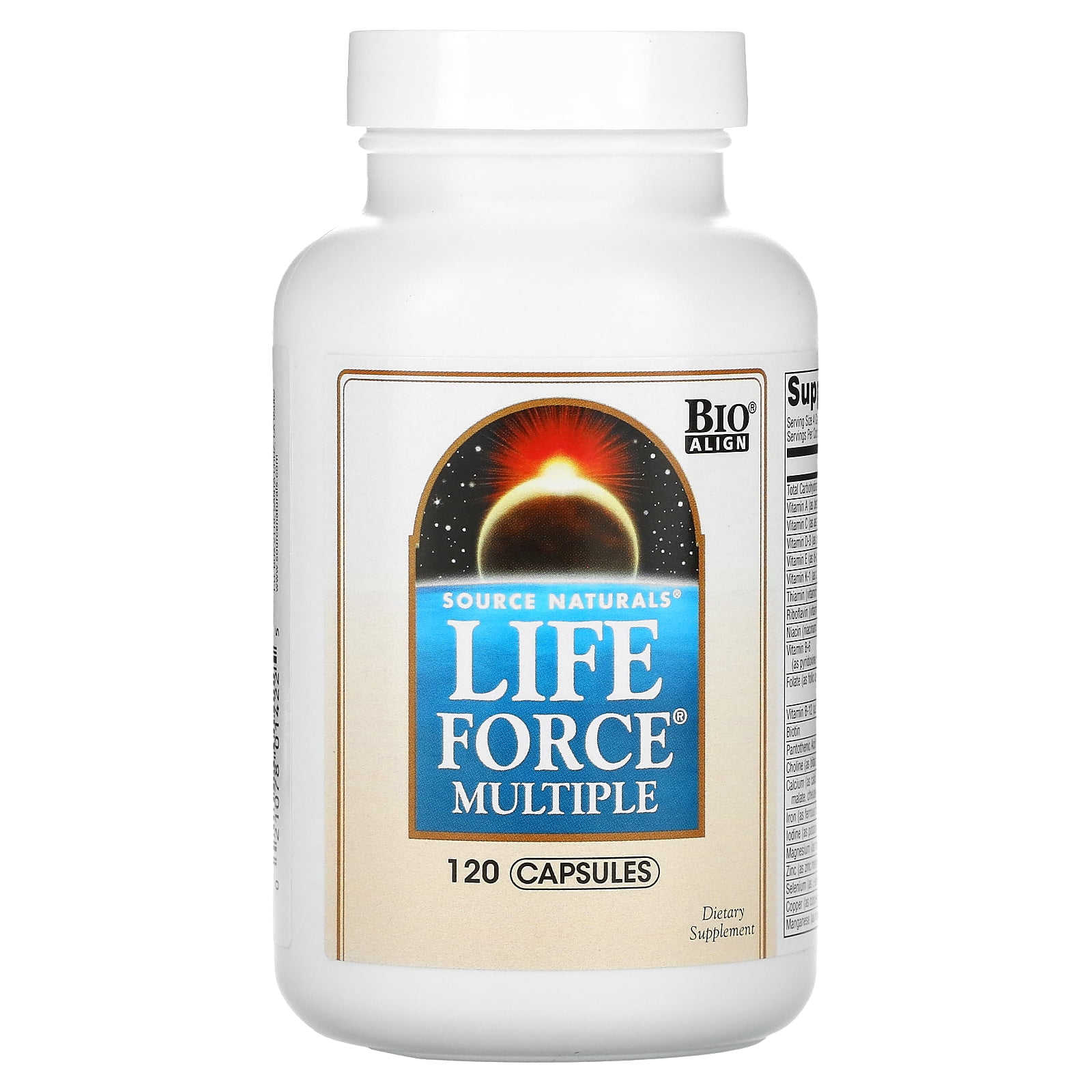Source Naturals Life Force Multiple Vitamins and Supplements - 120 ...