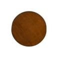 Linon Tara Round Spindle Side Table in Hazelnut Finished Rubberwood ...