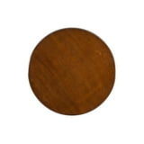 Linon Tara Round Spindle Side Table in Hazelnut Finished Rubberwood ...