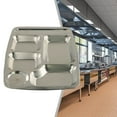 little home Stainless Steel Kids Snack Tray School Canteen Food Lunch ...
