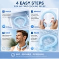 Ice Cooling Neck Ring, Reusable Summer Neck Cooler for Running, Fitness ...