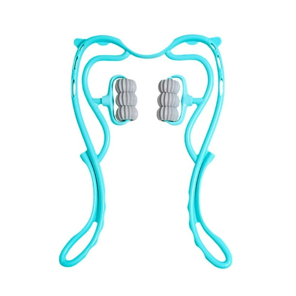TQEHS Rodillo masajeador de cuello de plástico colorido para terapia de ...