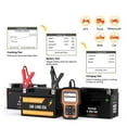 AD410 Scanner With Auto Battery Tester Check Engine Light Code Cranking ...