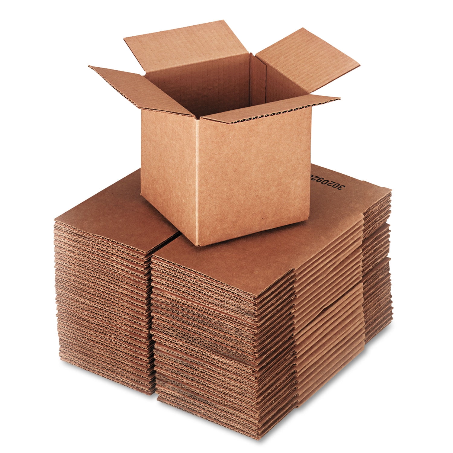 General Supply Brown Corrugated - Cubed Fixed-Depth Shipping Boxes, 6l ...