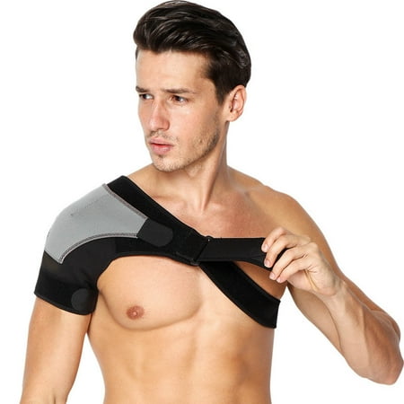 Shoulder Brace, Adjustable Moisture Absorption Sport Shoulder Brace for ...