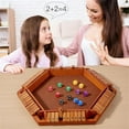 Wrongduck Shut The Box Game, Wooden Board Table Math Game for 2–8 ...