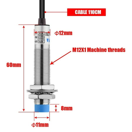 DC 3-wire NPN Inductive Proximity Sensor, Inductance Proximity Approach ...