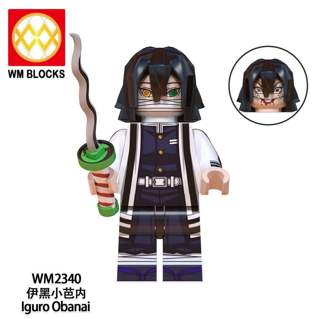 Demon Slayer Anime Lego Construcción Minifiguras Muzan Tanjirou Nezuko ...