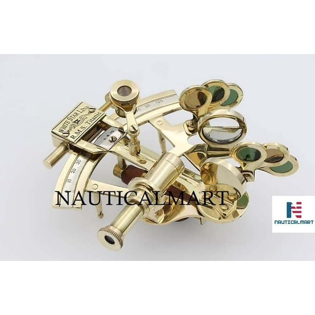 Nauticalmart Titanic Memorabilia Brass 5" Sextant-White Star Line-Solid Brass Sextant - Walmart.ca