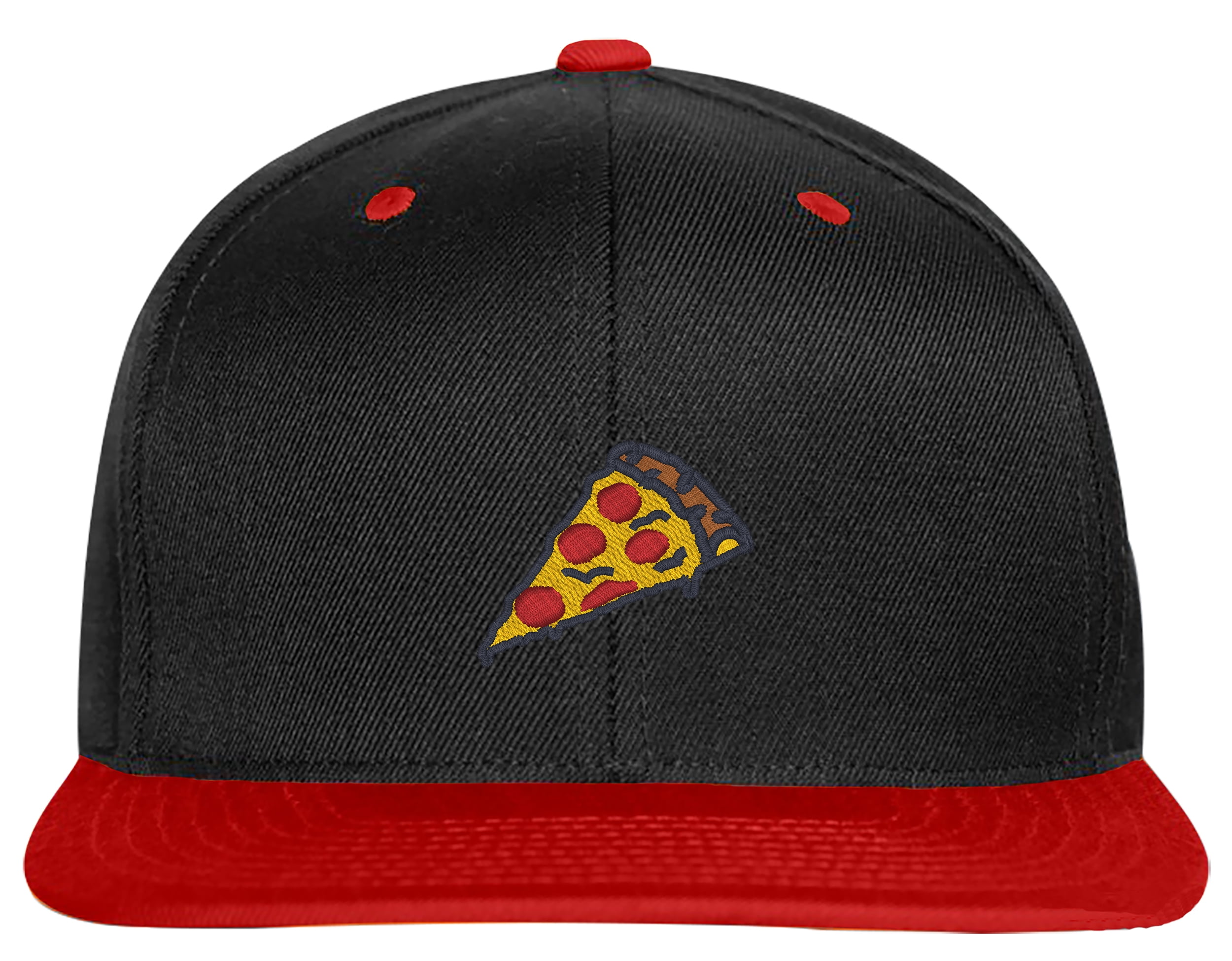 SNBCK Pizza Slice Pepperoni Embroidery Stitch, Snapback Hat EM-0008 ...