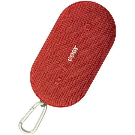 COBY Portable Bluetooth Speaker | IPX-5 Waterproof Wireless 12W ...