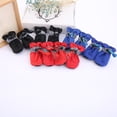 Dog Shoes for Winter, Warm Snow Booties with Reflective Strip Anti-Slip ...