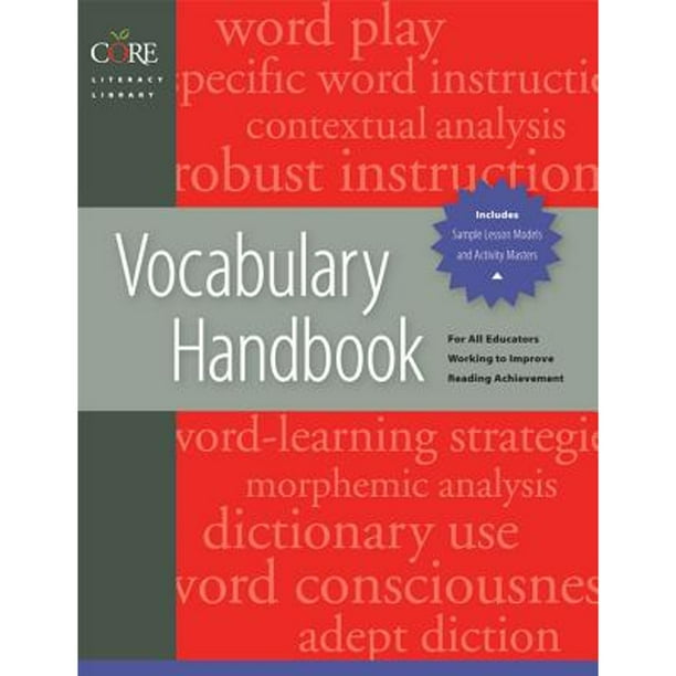 Vocabulary Handbook: Core Literacy Library (Pre-Owned Paperback ...