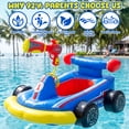 Pool Floats for Kids, Inflatable Kids Pool Floats with Water Blaster ...